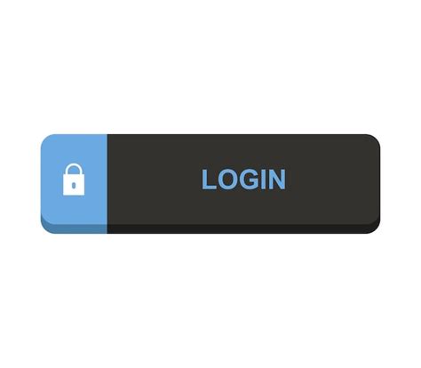 Premium Vector Login Button