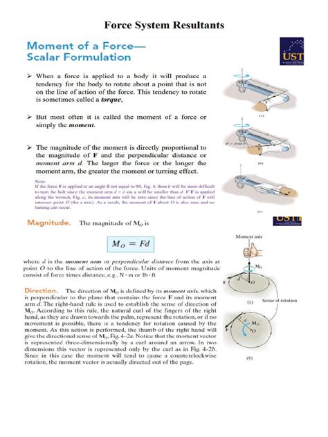 moment in vector formulation pdf