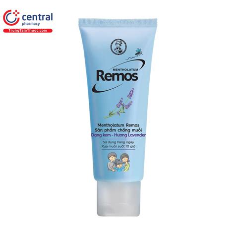 CHÍNH HÃNG Kem chống muỗi Mentholatum Remos hương Lavender 70g