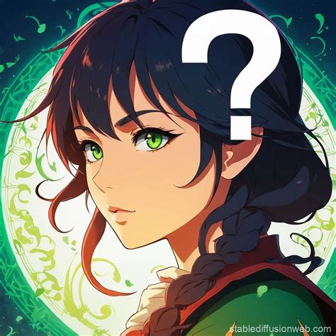 Elven Woman with Question | Stable Diffusion Online