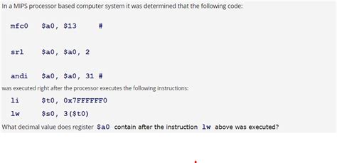 Solved Note Please Only Work On This If You Know MIPS Chegg Com