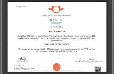 Tutoring Mentorship Education Uj Crla Learning Growth Mulisa