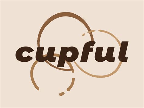 Cupful Logo by Tate Peak on Dribbble