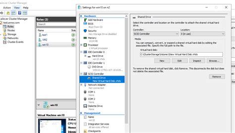 How To Share A Virtual Harddisk To Multiple Virtual Machines Win10 And Win2019 Microsoft Qanda