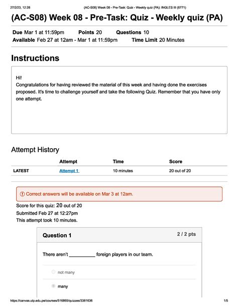 Ac S08 Week 08 Ac S08 Week 08 Pre Task Quiz Weekly Quiz Pa