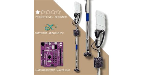 DIY Smart Blind Stick ใช Maker UNO