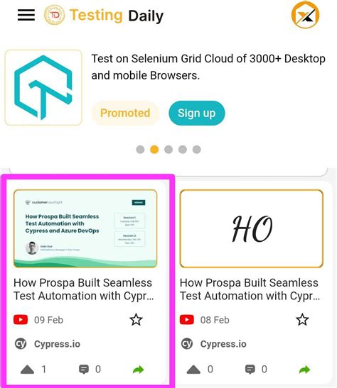 Testing Daily The Testers Home Page On Linkedin Testingdaily Cypress Testingvideo