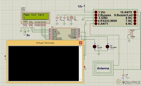 Rfid Control System For Entrance Permission Youspice
