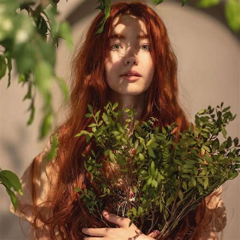 Pin By Rosevie Taruc On Spring Maiden Photoshoot Red Haired Beauty