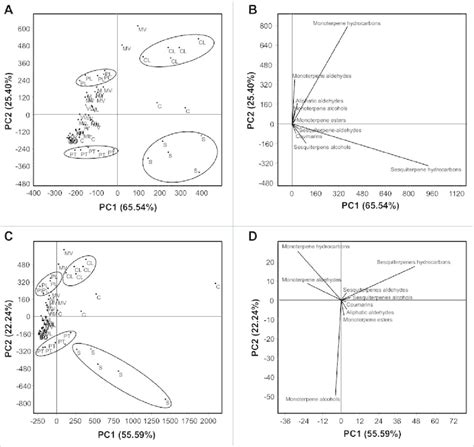 Principal Components Analysis Pca And Its Associated Biplot Showing Download Scientific