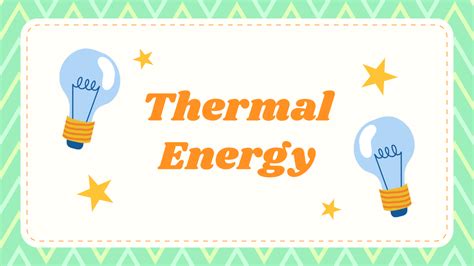 Free Thermal Energy Template To Edit Online