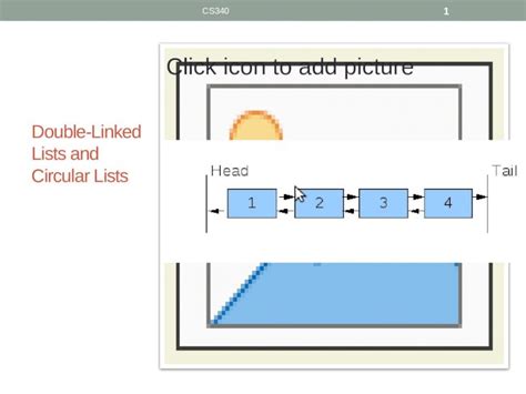 Pptx Double Linked Lists And Circular Lists Cs340 1 Double Linked Lists Limitations Of A