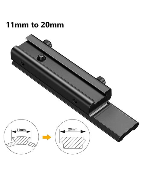 Cvlife Dovetail To Picatinny Rail Adapter 11mm To 20mm Rail Adapter