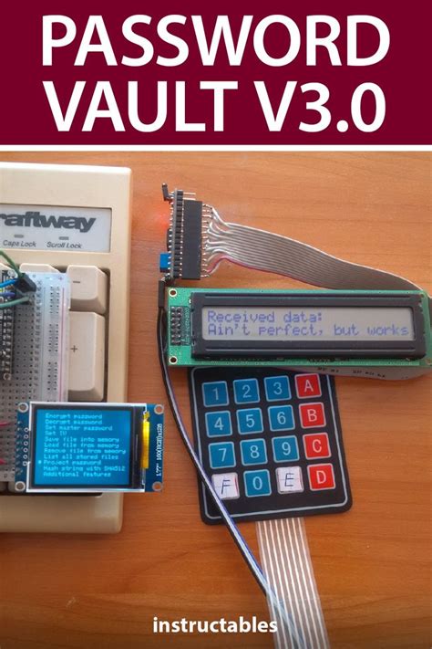 Password Vault V30 Password Vault Helpful Hints Arduino