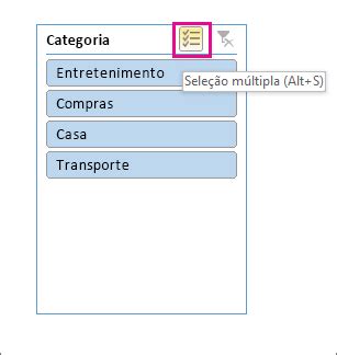 Filtrar dados em uma Tabela Dinâmica MPRJ Em Nuvem