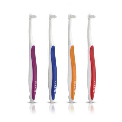 Gum End Tuft Toothbrush 308 Targeted Cleaning Tough To Reach Areas