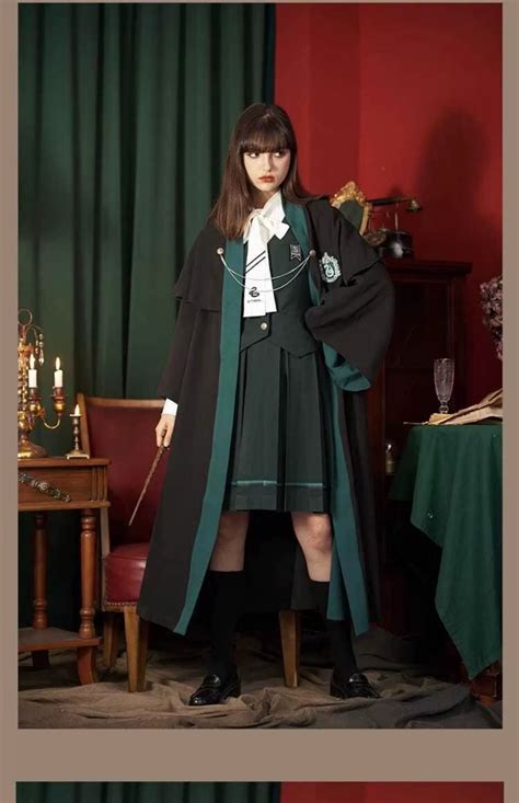 哈利波特魔法袍jk制服巫师袍连帽长短款斗篷英伦学院风男女 阿里巴巴