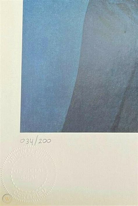 Pablo Picasso Celestina Original Hand Signed Print With Coa