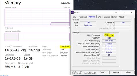 Why Is My Cpu Z Showing 1 4 Ram Speed With 8gb 3200 Mhz And 16gb 3200 Mhz Ddr4 Sticks Should Be