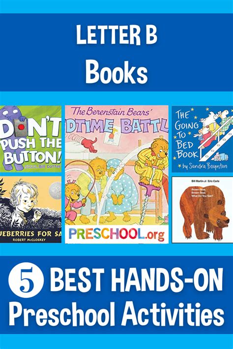 The 5 Best Books For Letter B Preschool Theme
