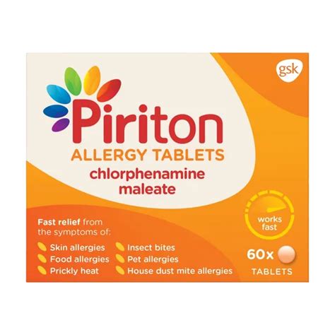 Buy Piriton Allergy Tablets Online Hay Fever Relief Welzo