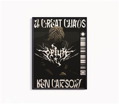 Ken Carson A Great Chaos Poster Rapper Posters