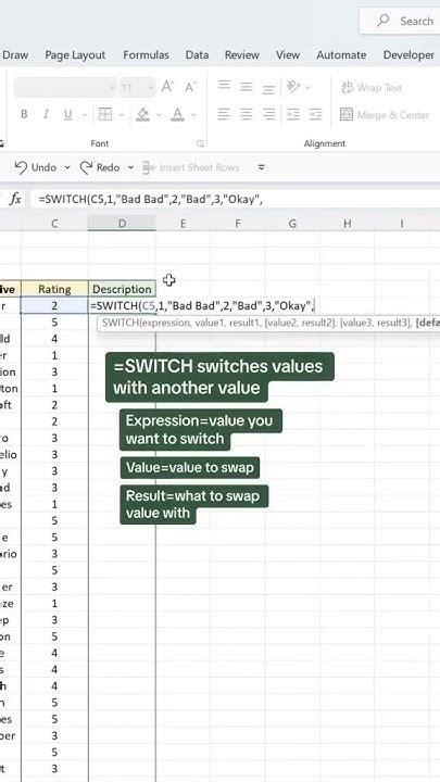 How To Swap Values With Another Value In Excel With This Function 🔁