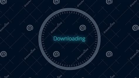 infographics circular graph animation counting loading animation stock