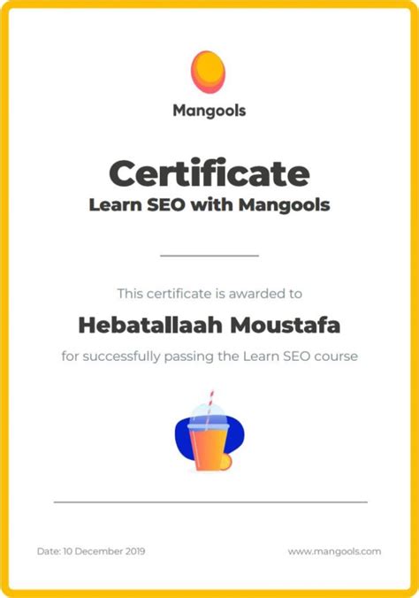 I Am So Proud Of Myself For Completing This Online Course About Seo A