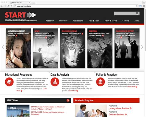 The Canton Group Develops New Drupal Website For Umd Start The Canton