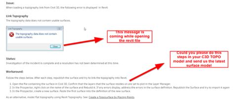 solved publish surfaces to autodesk docs showing error while importing