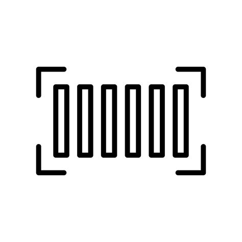 Simple Barcode Scanning Icon Product Code Vector 26529526 Vector Art