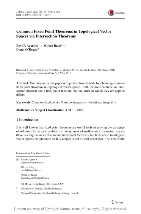 Common Fixed Point Theorems In Topological Vector Spaces Via