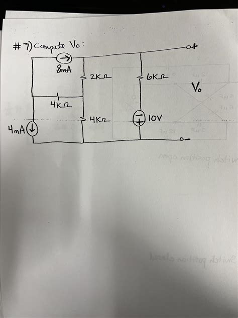 Solved Compute Vo Chegg Com