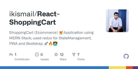 Github Ikismailreact Shoppingcart Shoppingcart Ecommerce 🛒