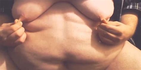 Fat Belly Boobs Moobs Play Saggy Fatty Tits