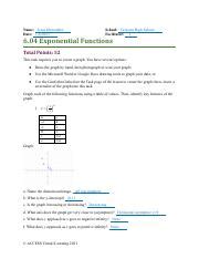 Understanding Exponential Functions through Graphs | Course Hero