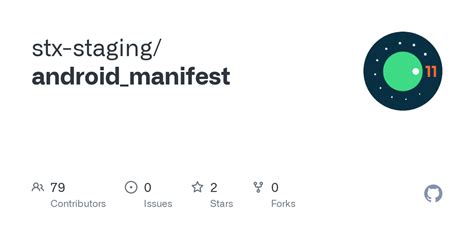 GitHub Stx Staging Android Manifest