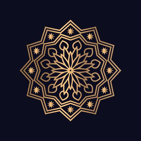 Golden Ornamental Mandala Free Vector 21502267 Vector Art at Vecteezy