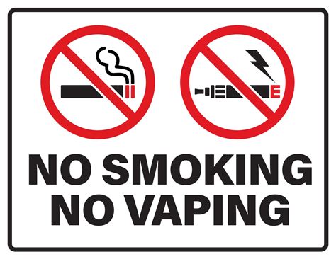 No Smoking Sign Template