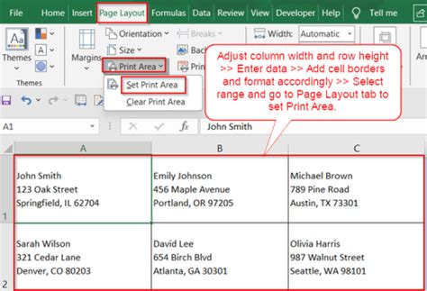 How To Create Mailing Labels In Excel 3 Suitable Ways Excel Insider