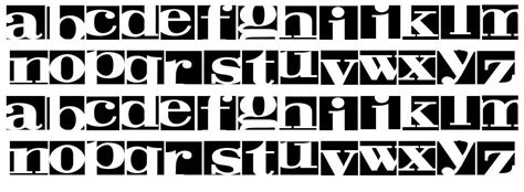 Negative Space Font By Vladimir Nikolic FontRiver