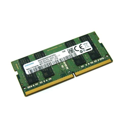 قیمت و خرید رم لپ تاپ Ddr4 دوکاناله 2666 مگاهرتزcl17 سامسونگ مدل M471a2k43cb1 ظرفیت 16 گیگابایت