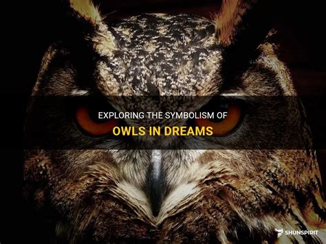 Exploring The Symbolism Of Owls In Dreams | ShunSpirit