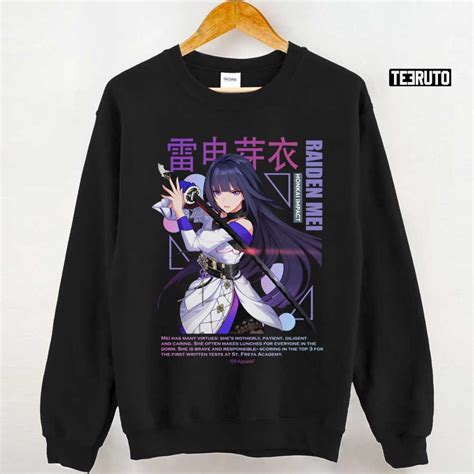 Raiden Mei Apho After Honkai Impact Introduction Unisex T Shirt Teeruto