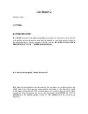 Understanding Cell Cycle And Mitosis Lab Report Course Hero