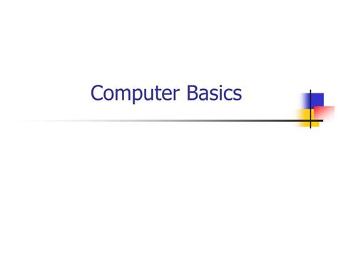 PPT Computer Basics PowerPoint Presentation Free Download ID 3471236