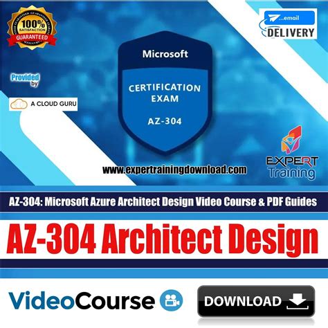 Az 304 Microsoft Azure Architect Design Course And Pdf Guides Expert Training