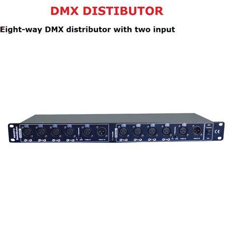 Stage Light Controller DMX Splitter Light Signal Amplifier Splitter Way DMX Distributor