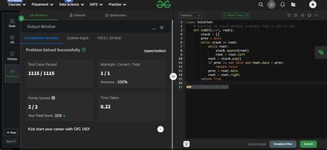 Coding Problemsolving 100daysofcode Datastructures Geeksforgeeks